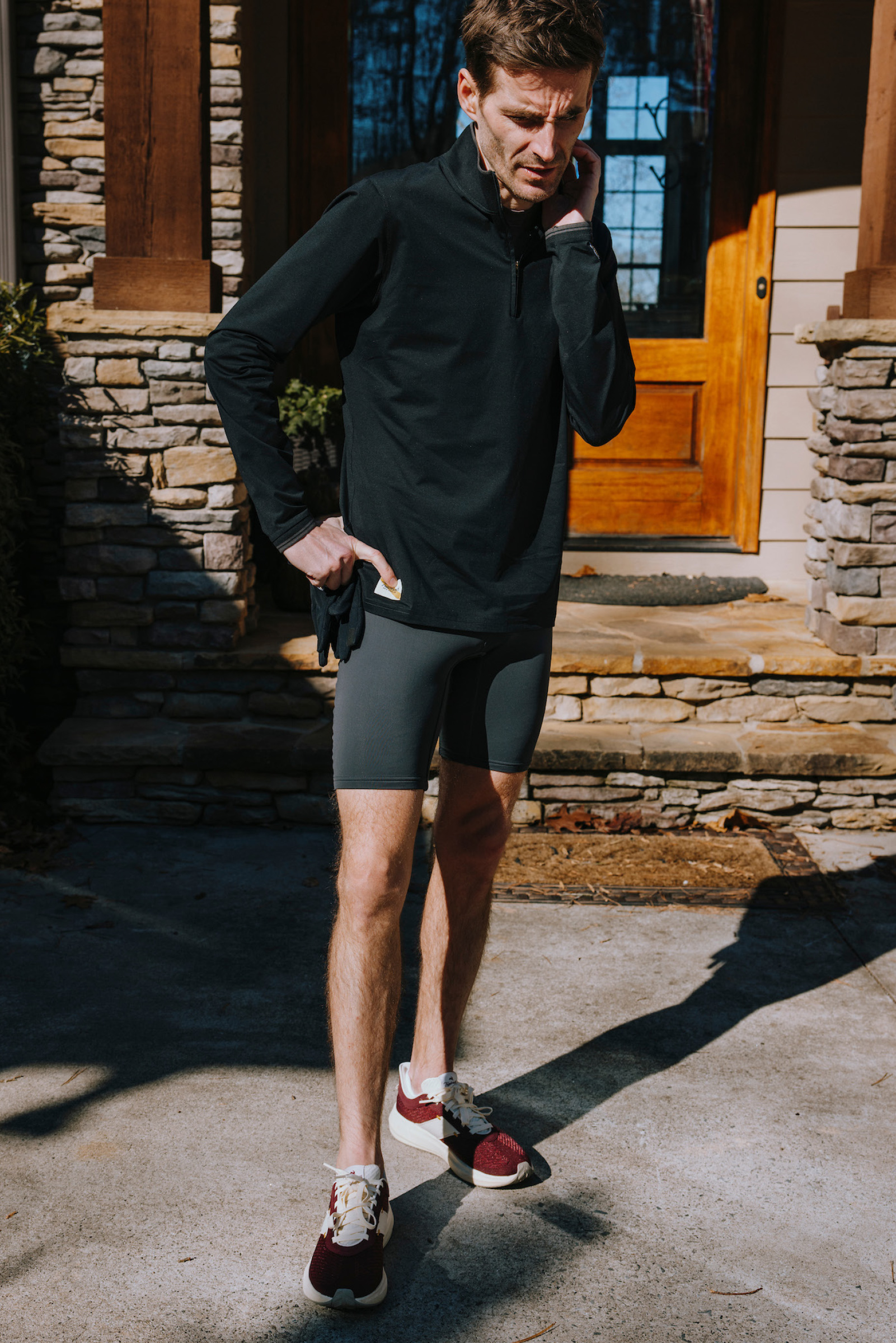 Men's Turnover Half Tights | Tracksmith
