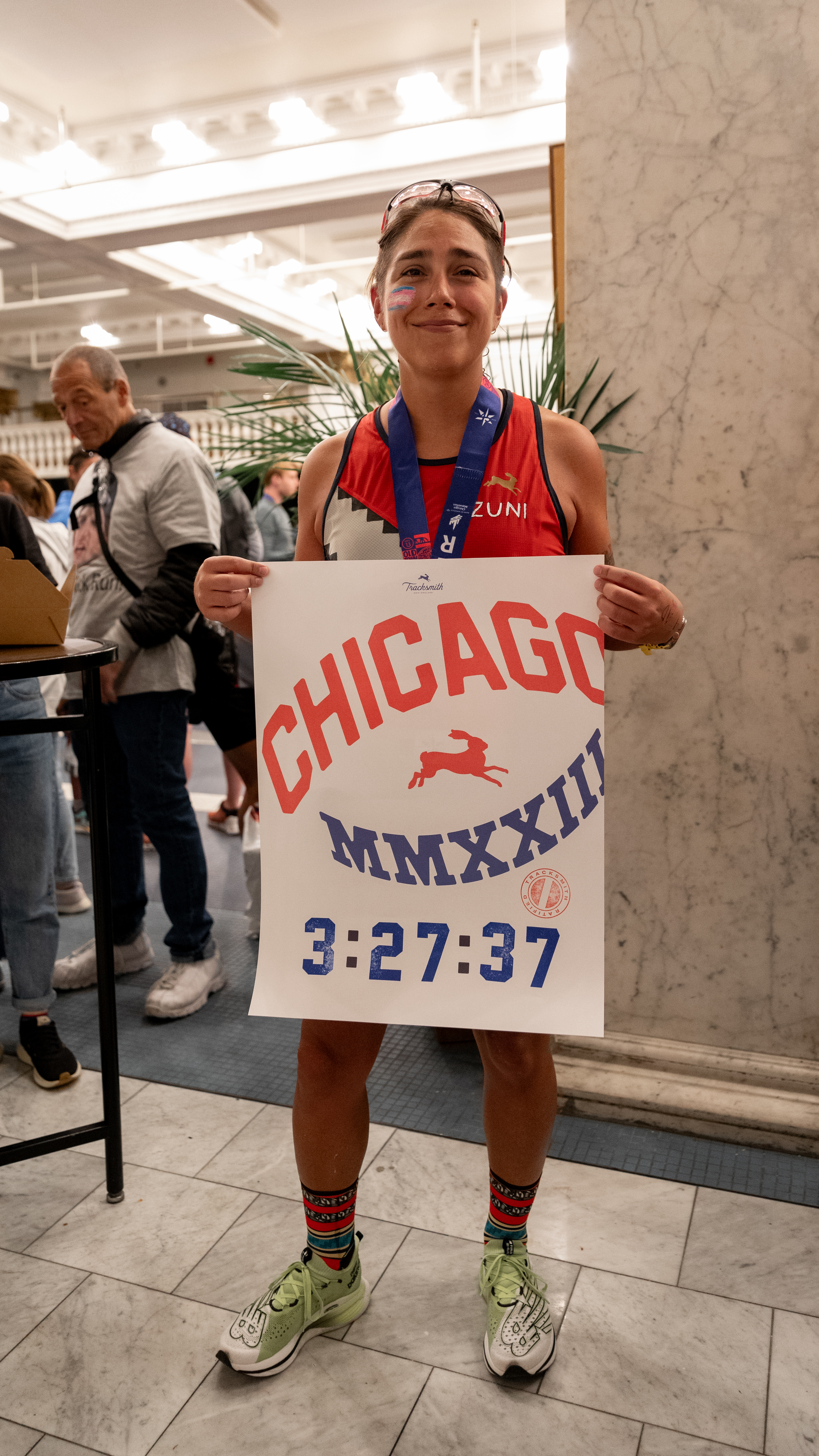 Hand Stamped Marathon Majors Poster | Tracksmith