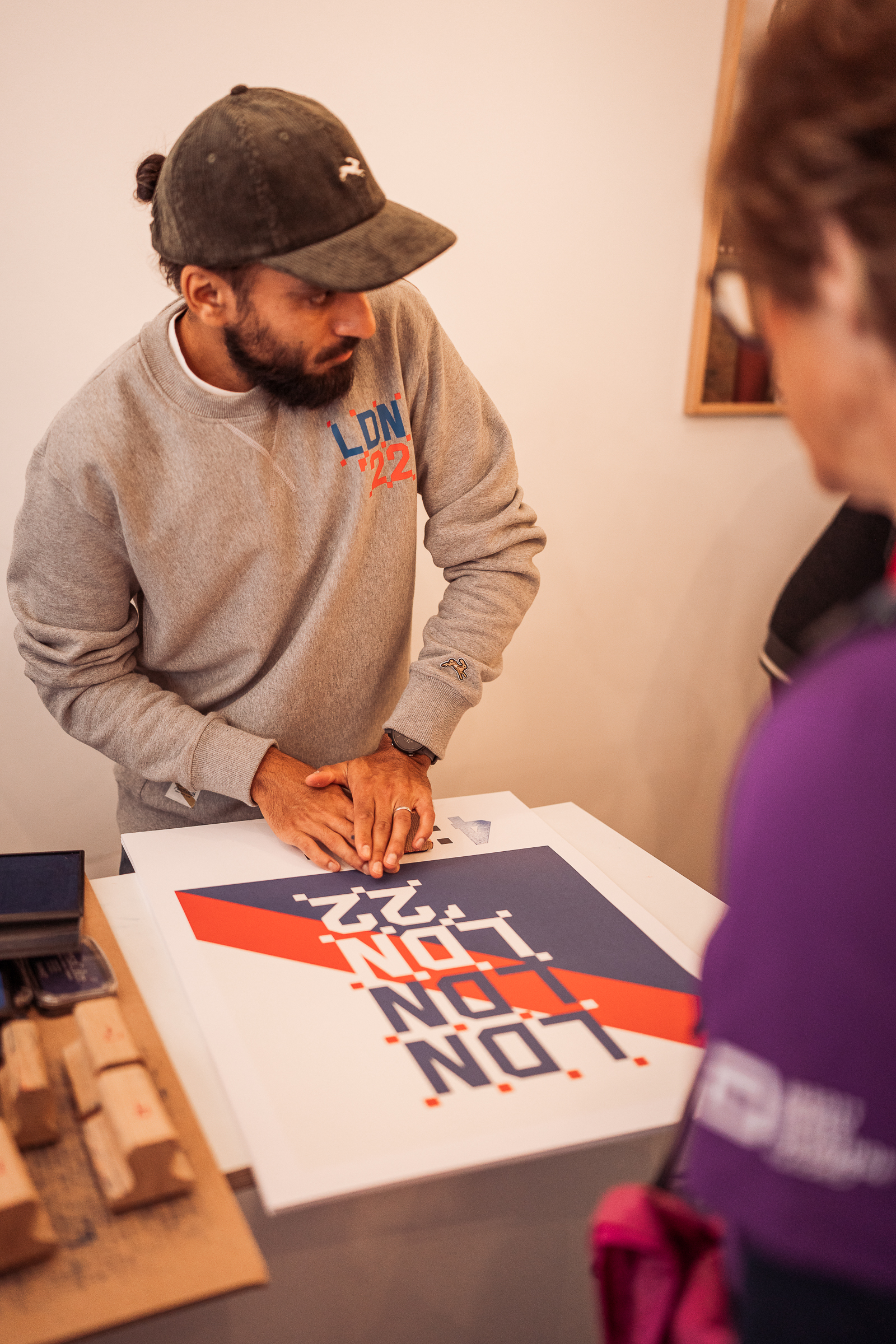 Hand Stamped Marathon Majors Poster | Tracksmith