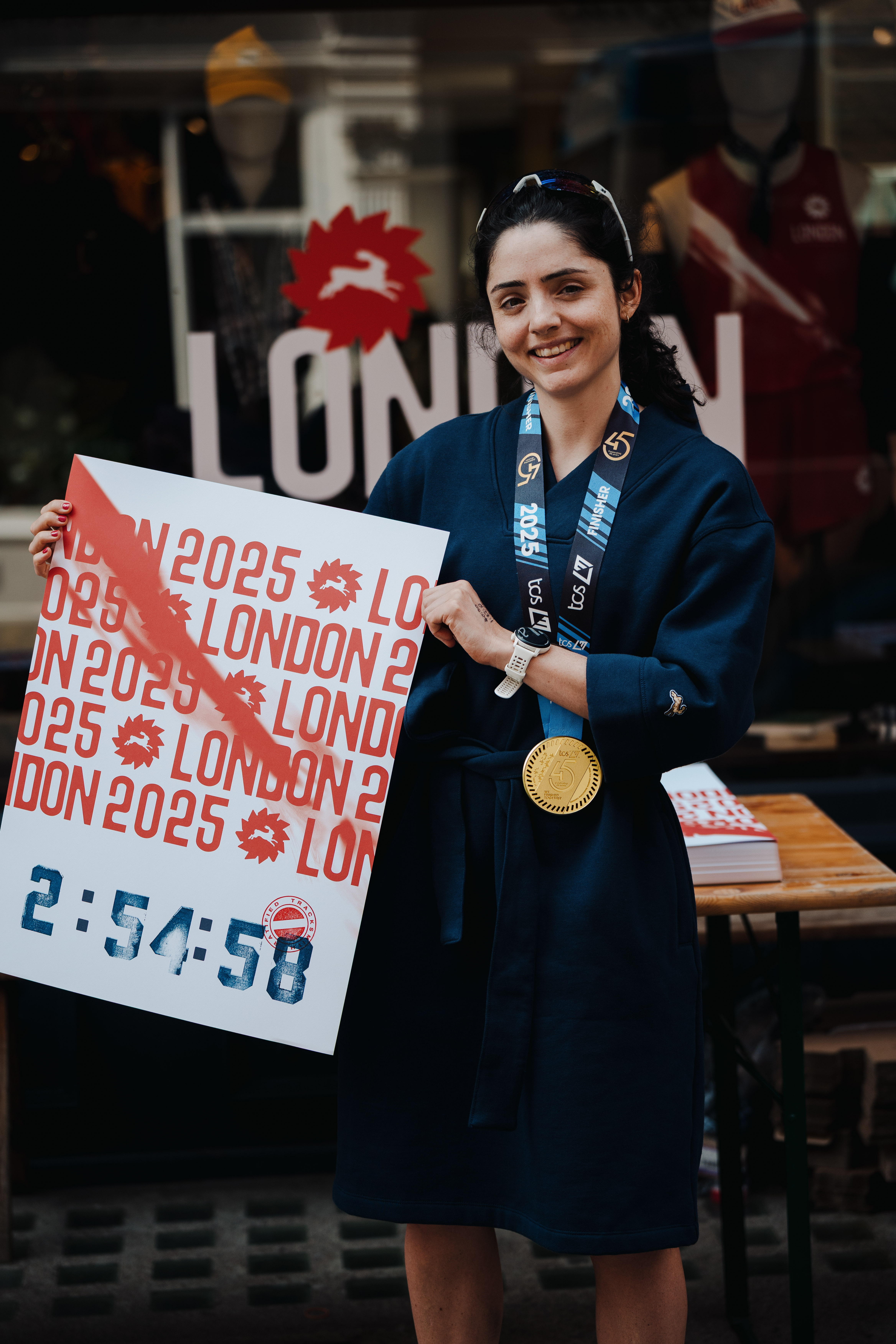 Hand Stamped Marathon Majors Poster | Tracksmith
