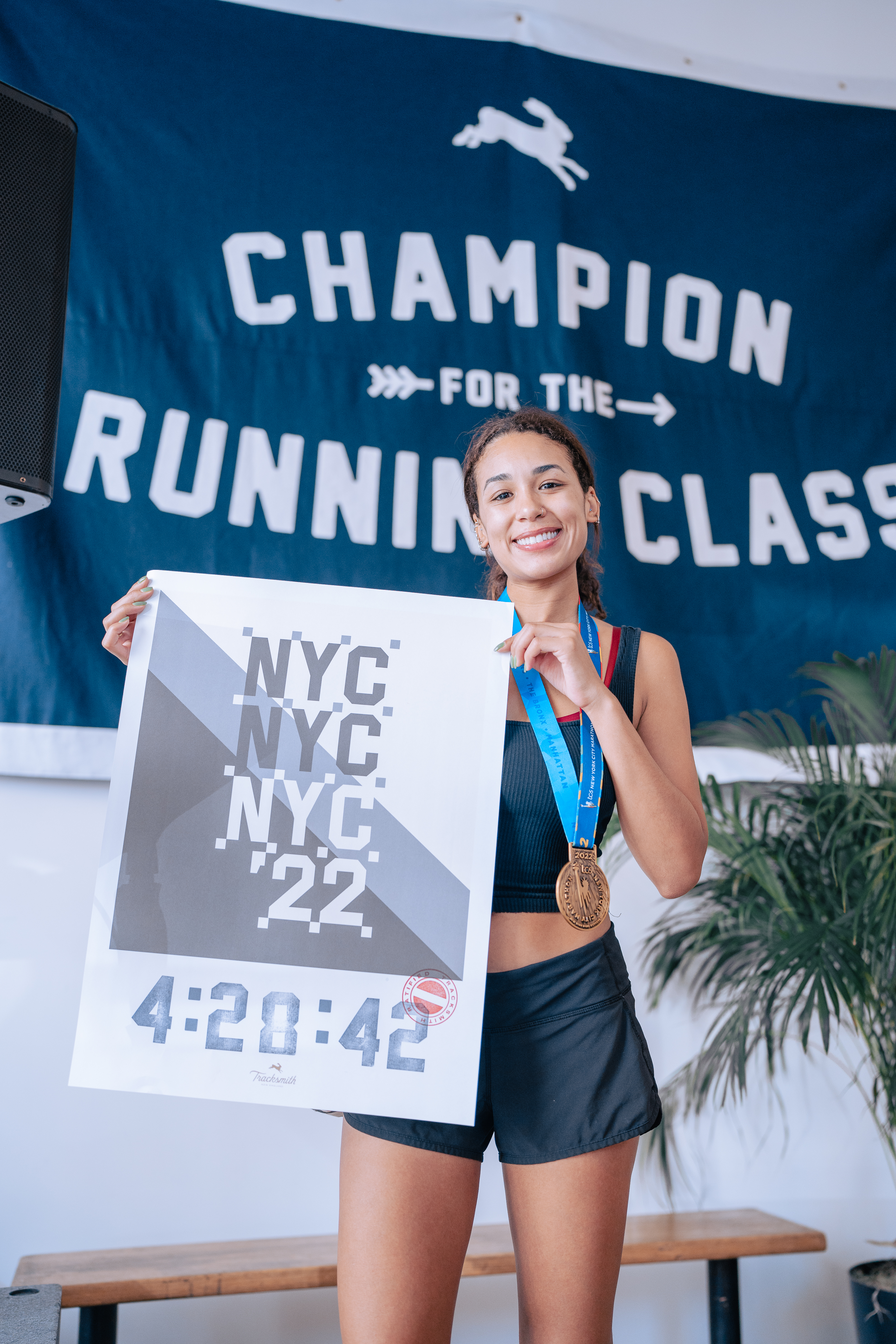 Hand Stamped Marathon Majors Poster | Tracksmith