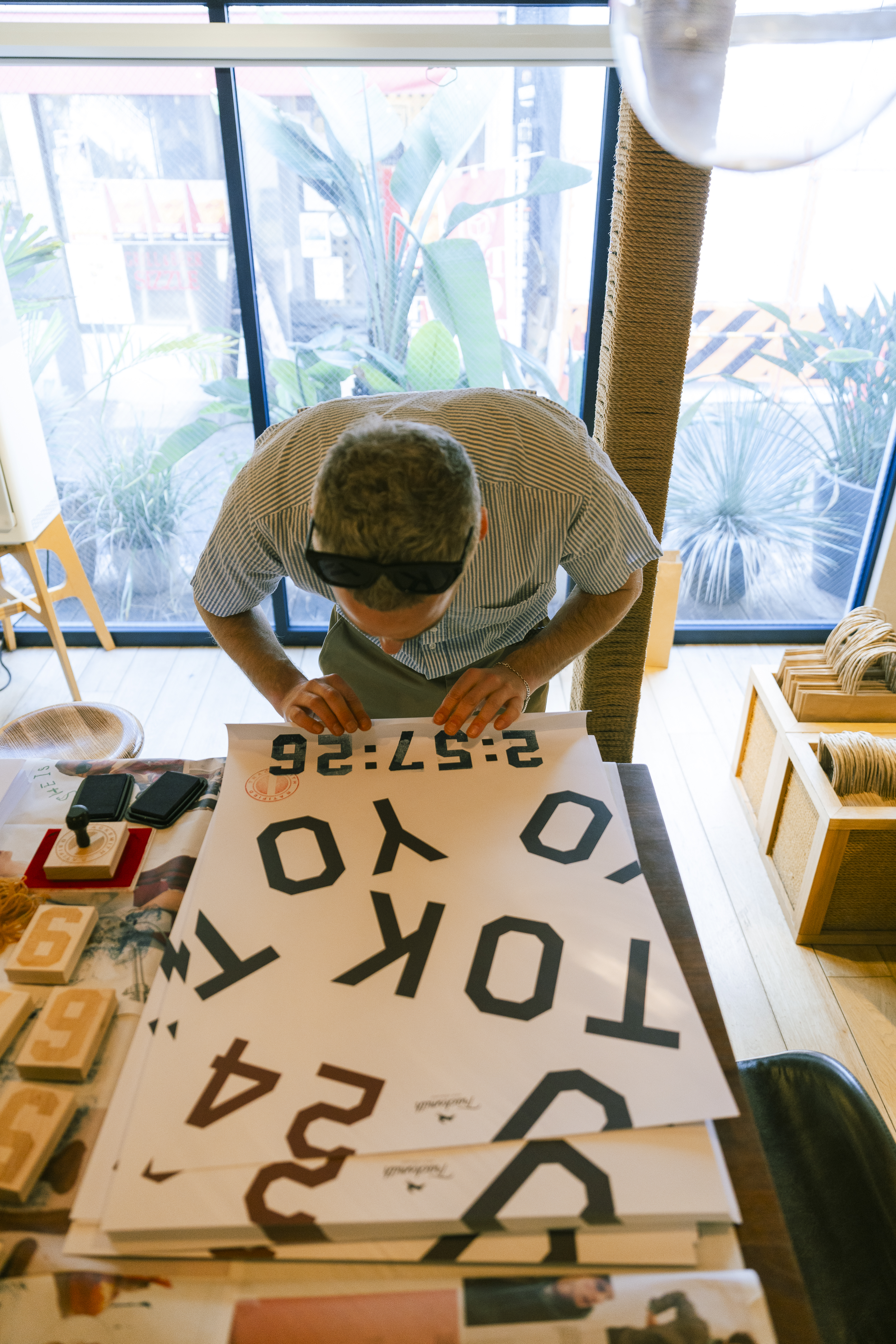 Hand Stamped Marathon Majors Poster | Tracksmith